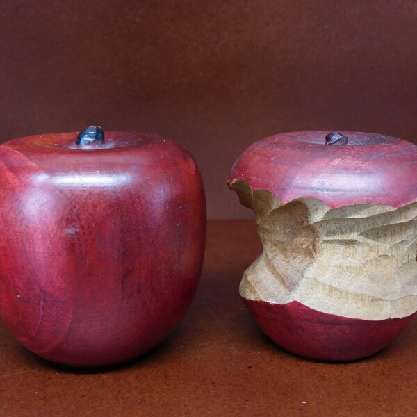 Wooden Apple - Etsy
