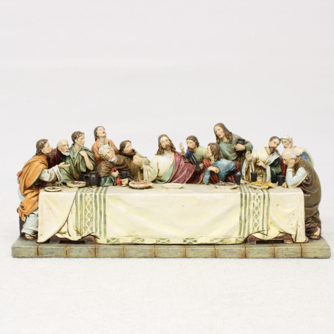 The Last Supper Tabletop Figurine, Roman Inc. 4.5" X 11.25" Tabletop ...