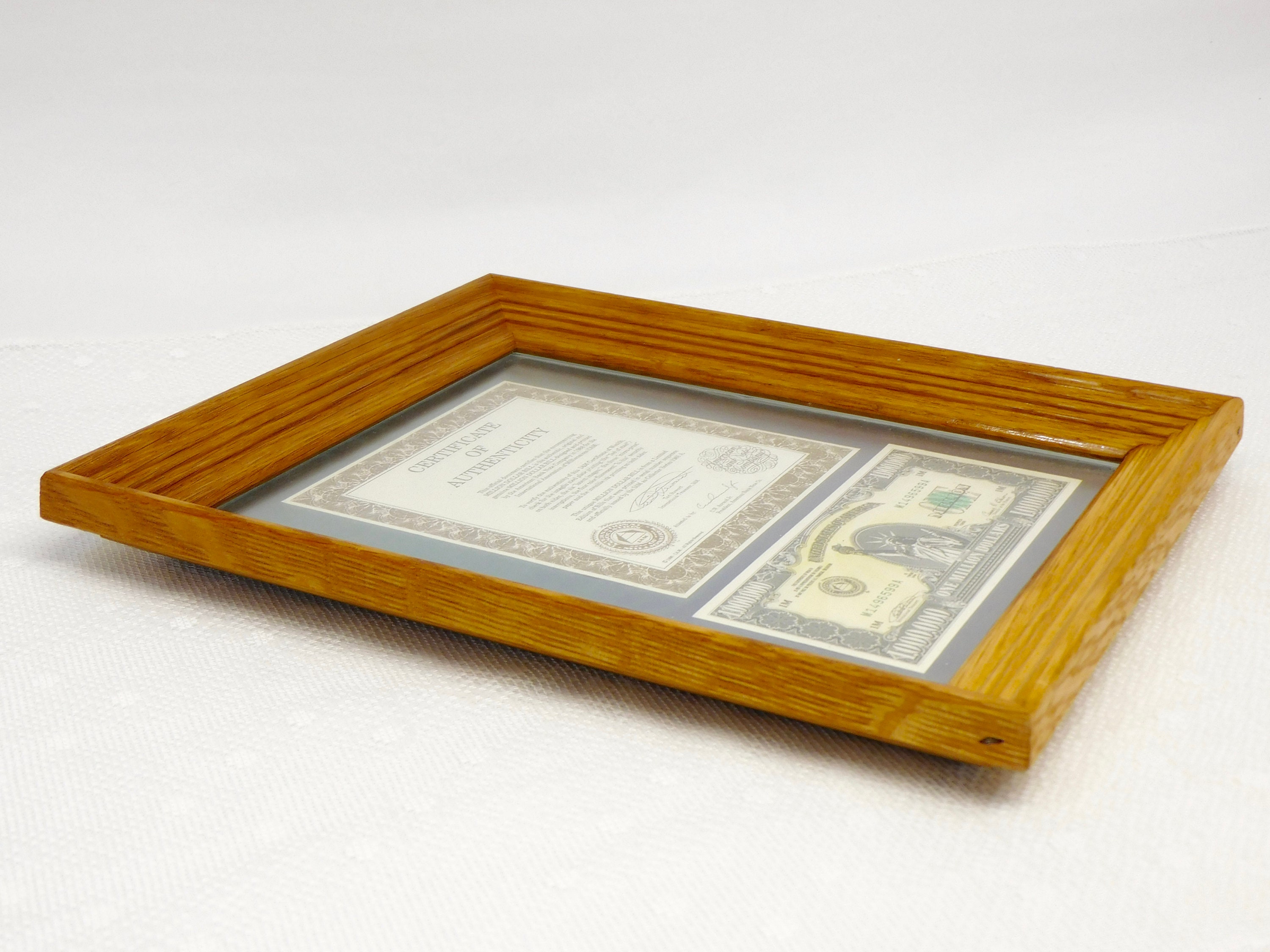 One Million Dollar Bill Complete With Certificate of Authenticity by ...