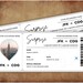 Gray Concert Ticket Template Perfect for Birthday Gift, Souvenir ...