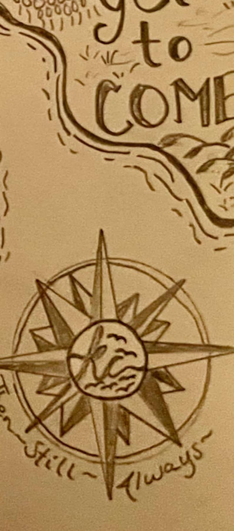 Custom Romantic Map Chart Your Love Story - Etsy