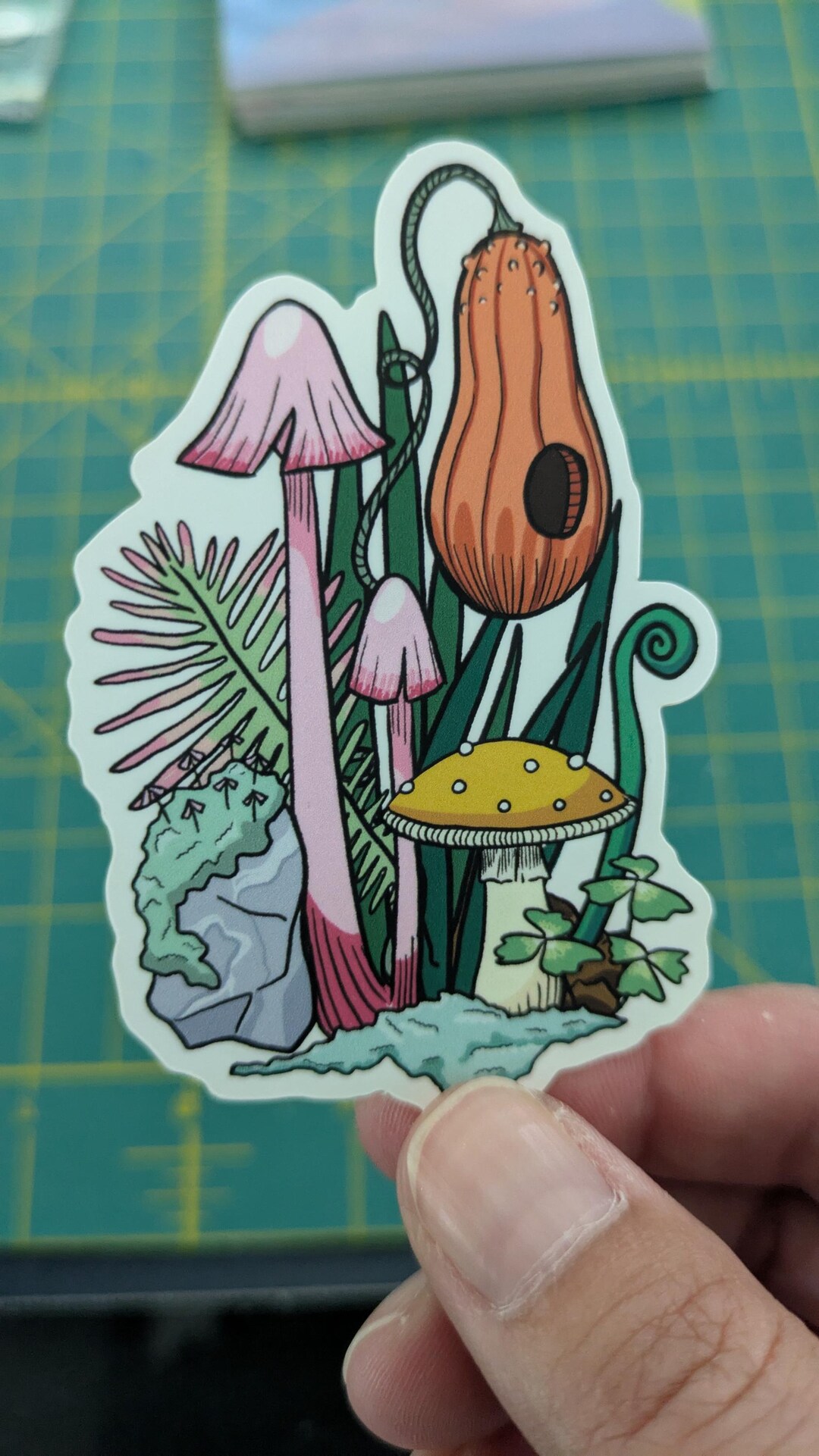 Lush Gourd Sticker - Etsy