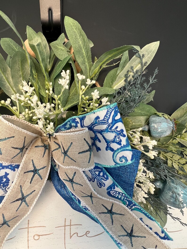 Welcome to the Beach Door Hanger, Beach Theme Door Decor for Condo ...