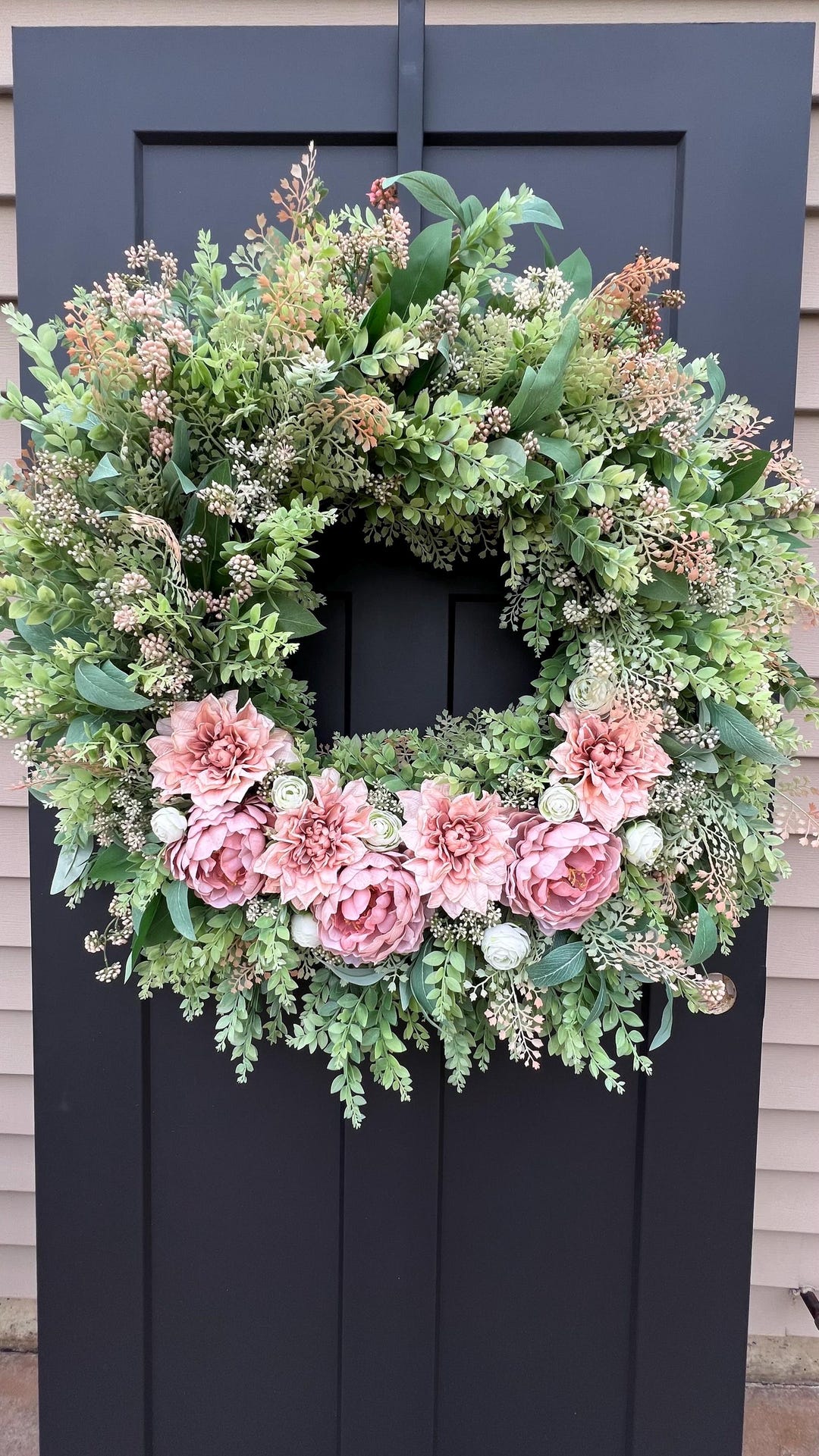 Extra Large Spring and Summer Wreath for Front Door, Unique ...