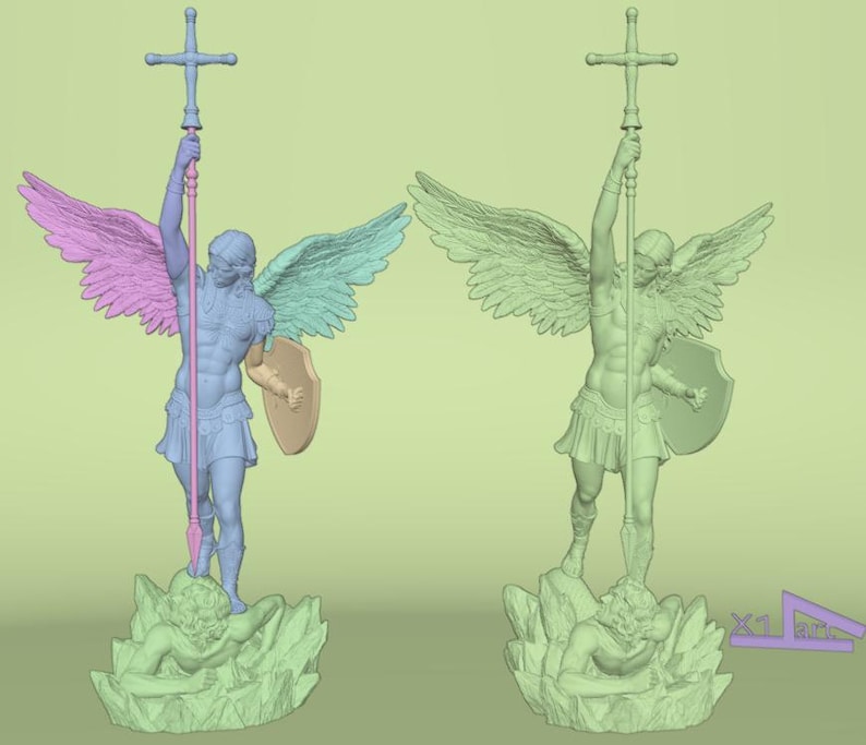 Arch Angel 3D Print STL File, 3D Digital, Instant Download Drive Link ...