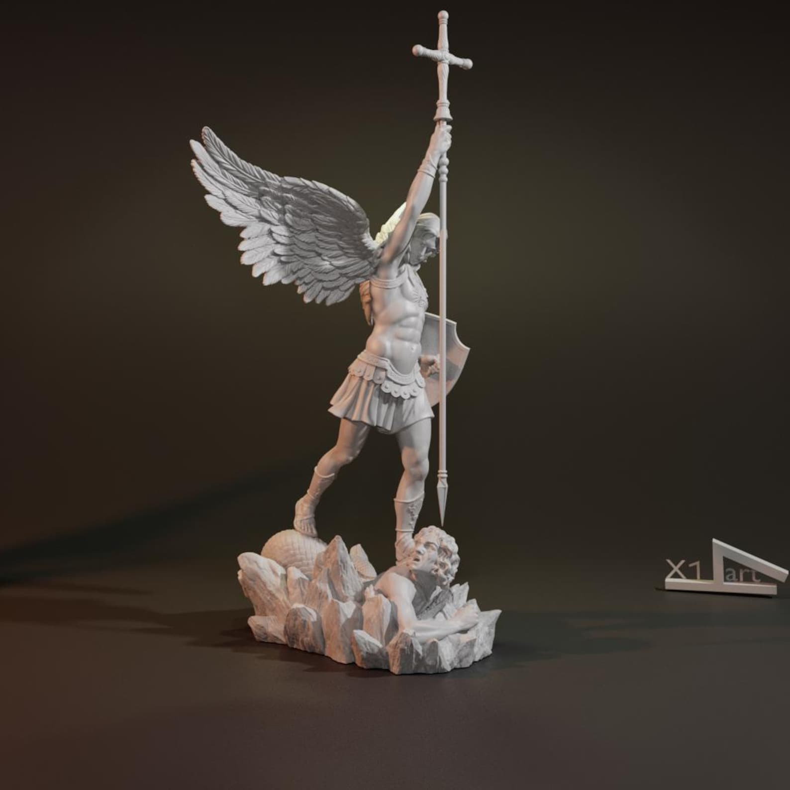 Arch Angel 3D Print STL File, 3D Digital, Instant Download Drive Link ...