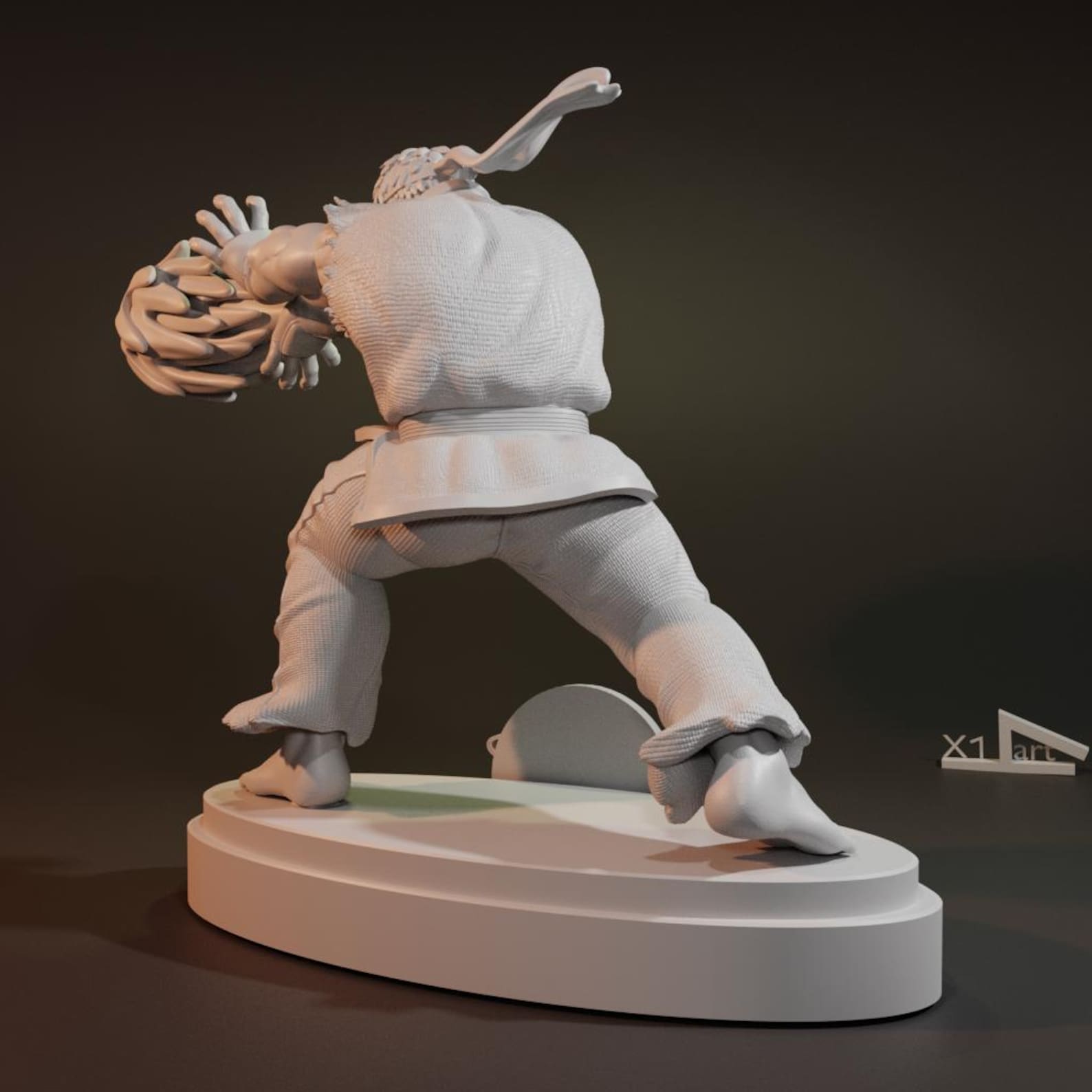 Street Fighter Ryu 3D Print STL File, 3D Digital, Instant Download ...