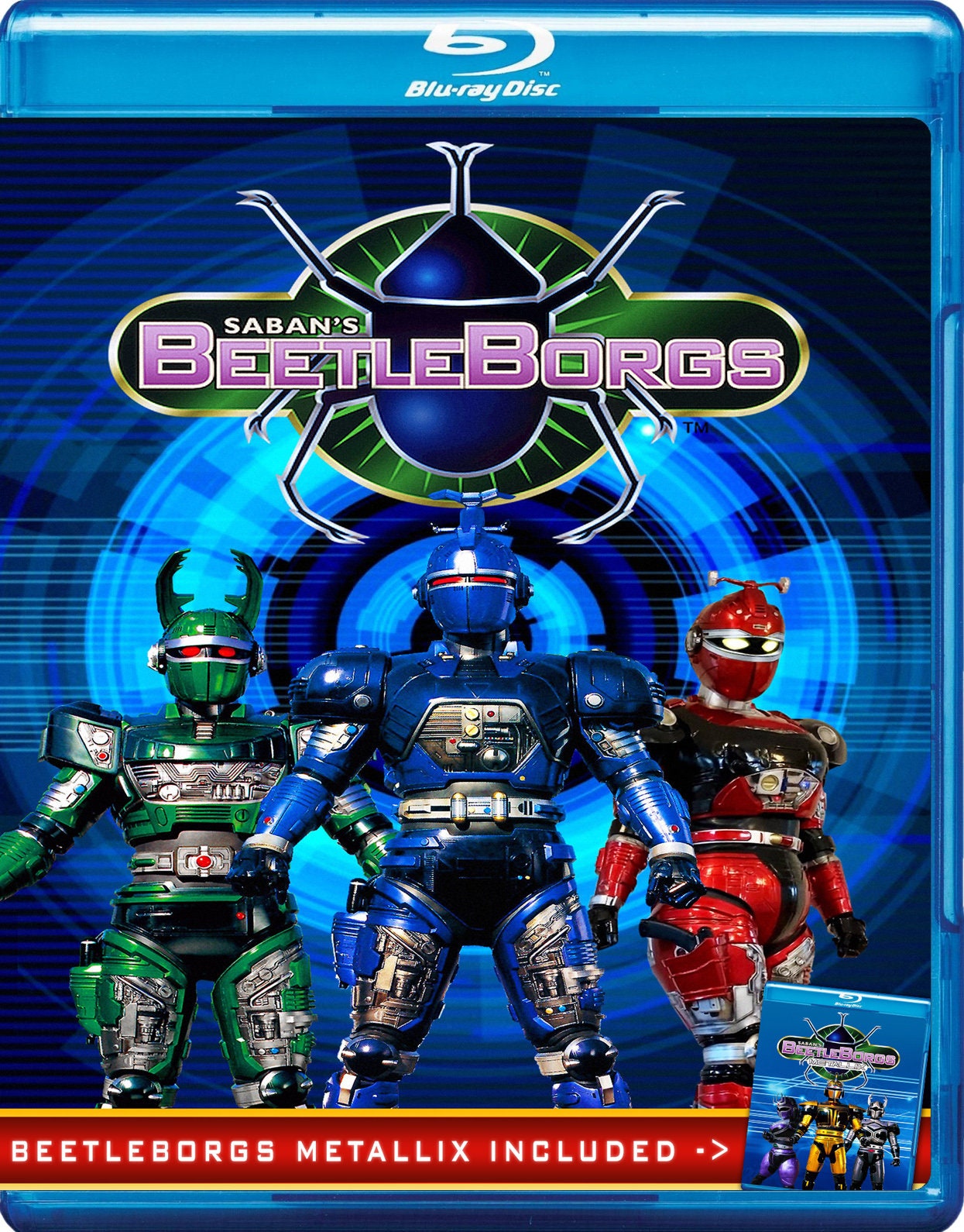 Big Bad Beetleborgs & Beetleborgs Metallix Blu Ray - Etsy Australia