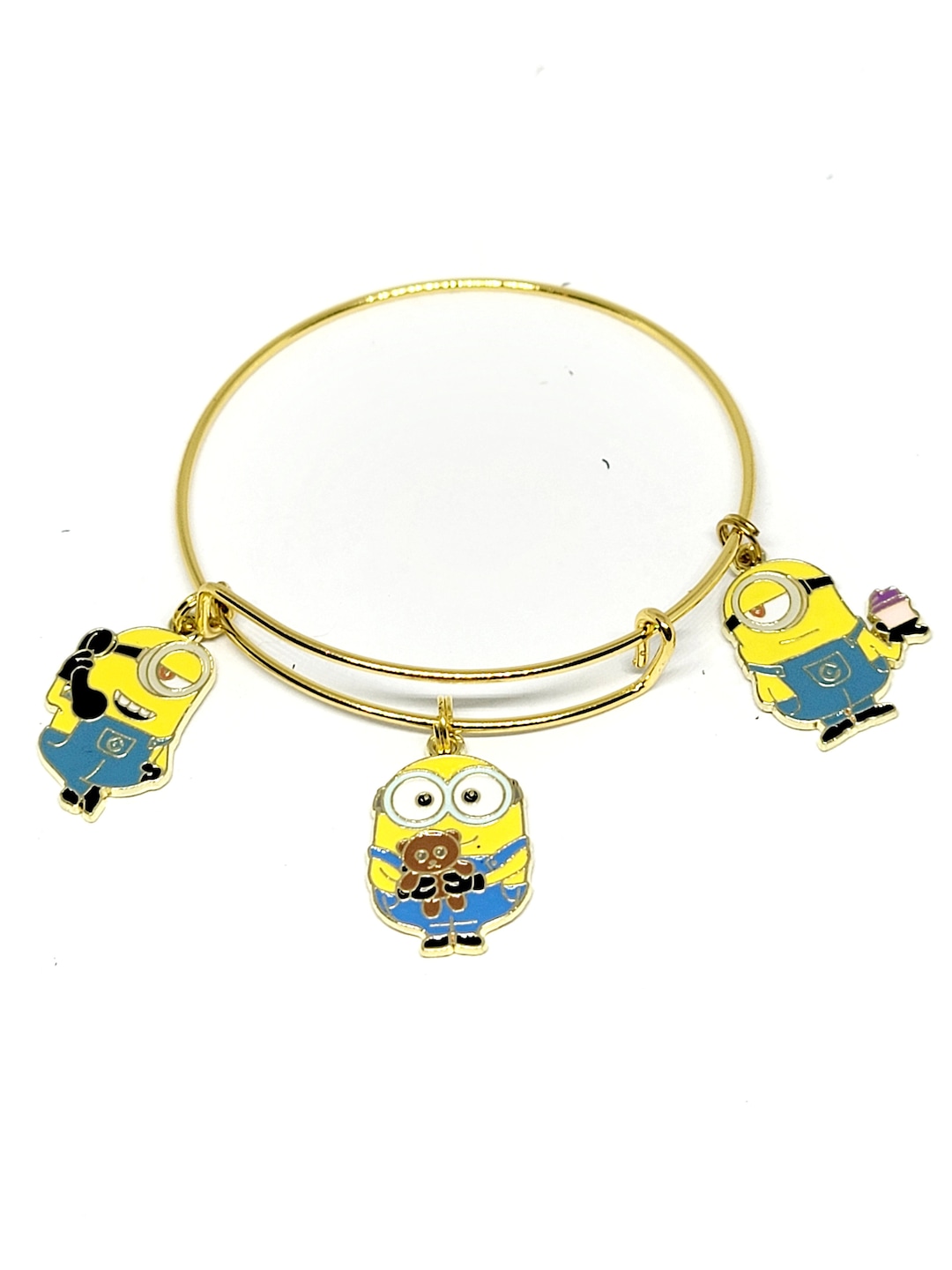 Minions Bangle Charm Bracelet - Etsy