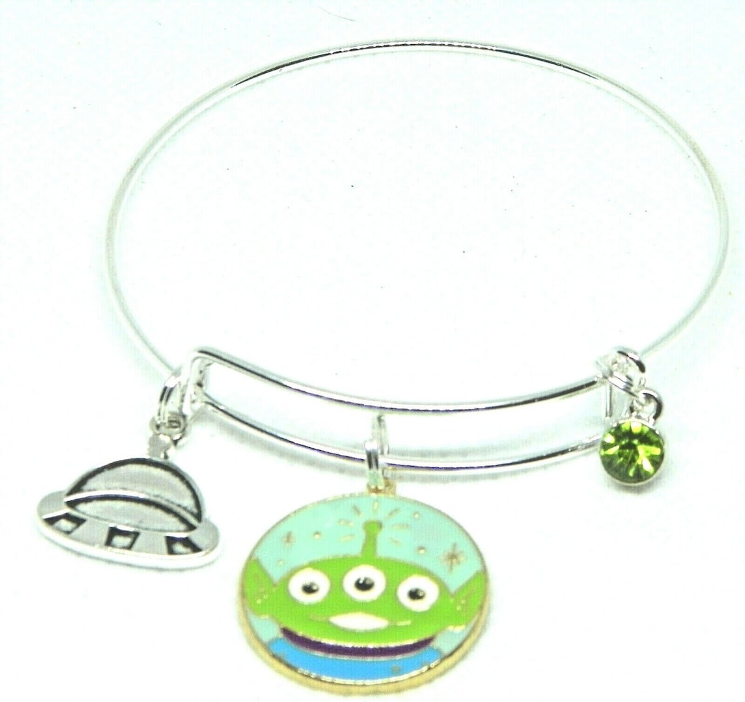 Toy Story Inspired the Alien Bangle Charm Bracelet - Etsy