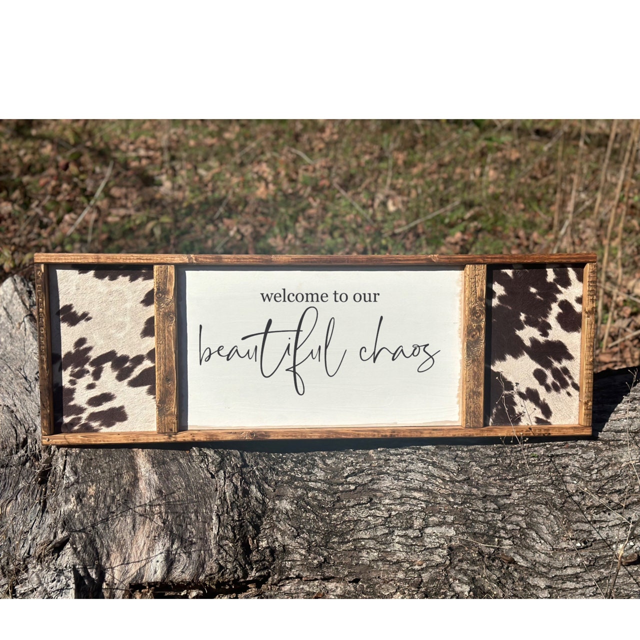 Custom Cowhide Sign - Etsy