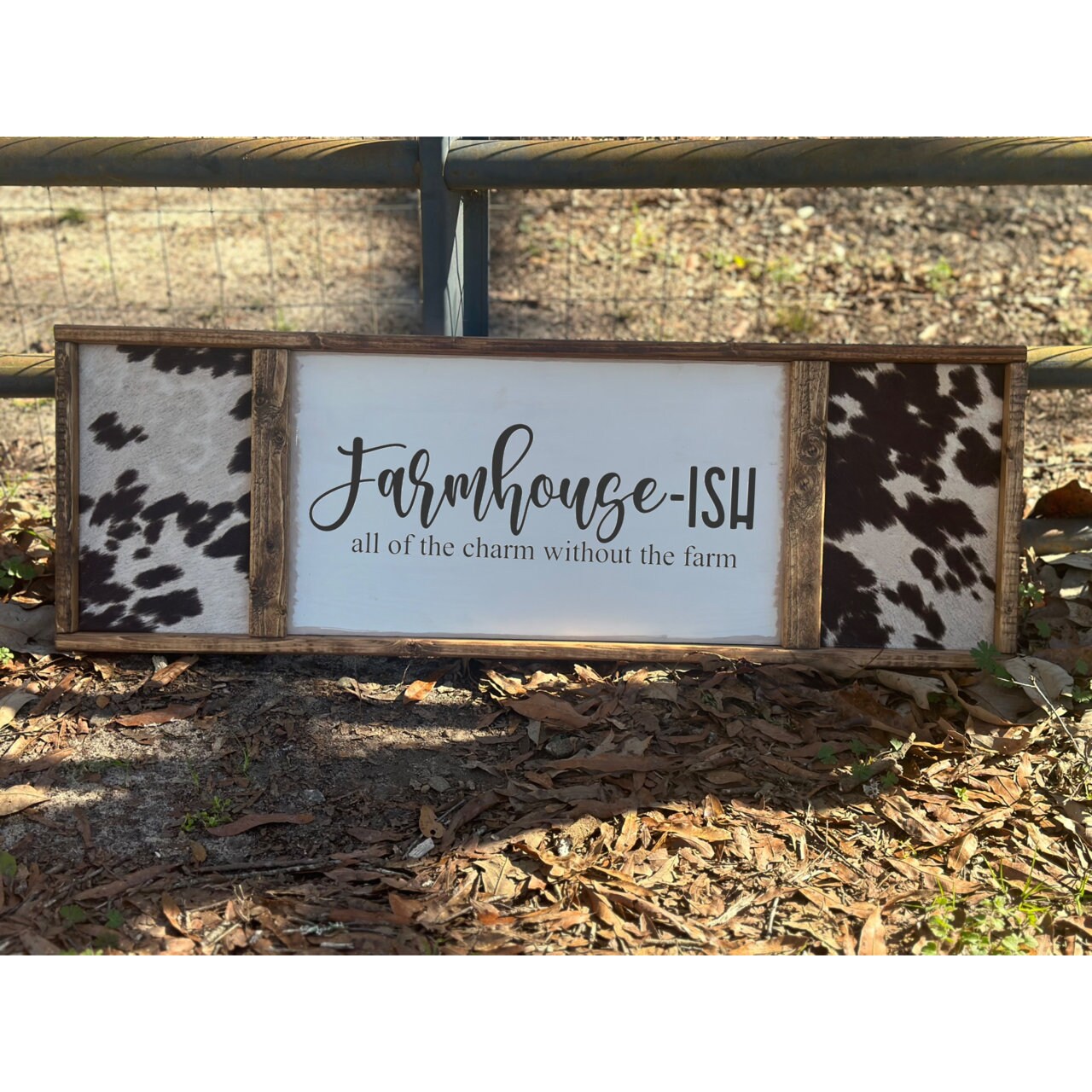 Custom Cowhide Sign - Etsy