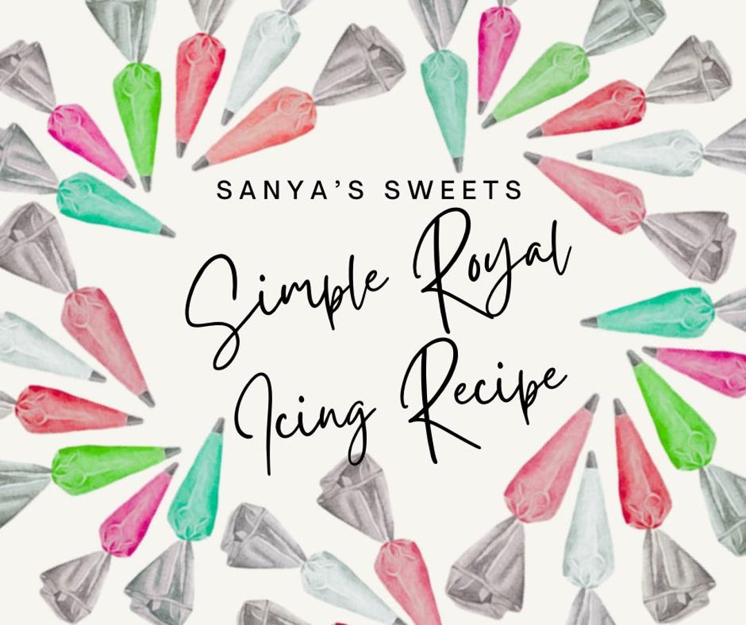 Simple Royal Icing Recipe PDF | Easy Icing for Cookies, Cakes ...