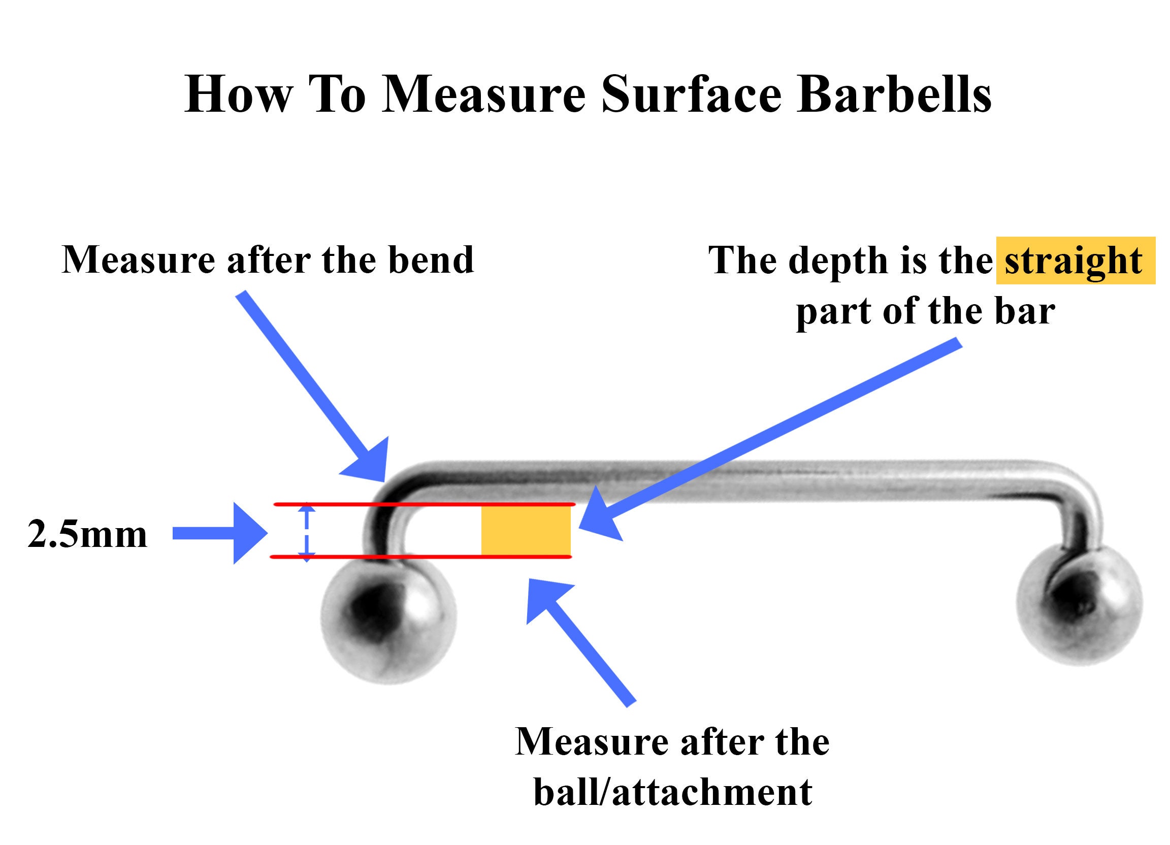 Titanium Surface Piercing With Disco Ball Crystals 16G 14G Body Jewelry ...