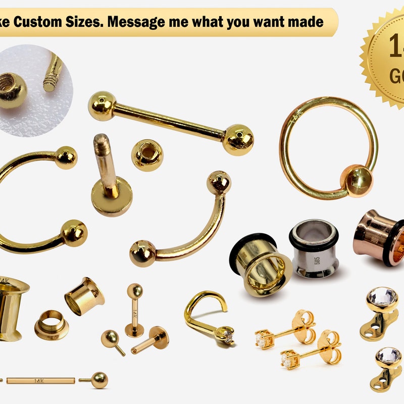 Fake Eyebrow Piercing - Etsy