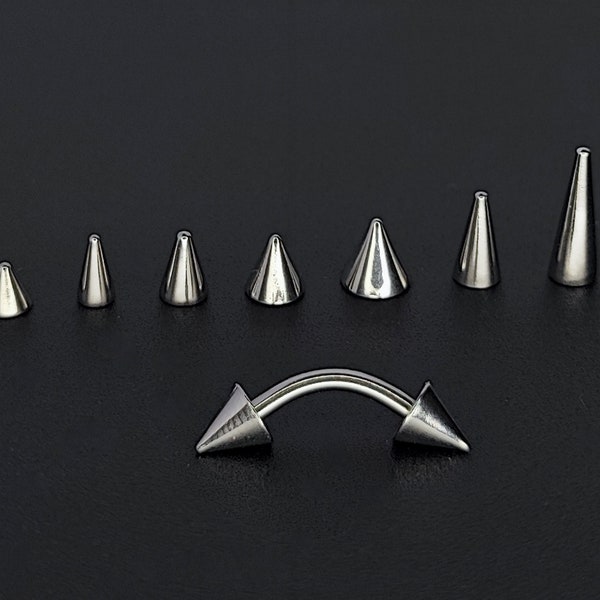 18g Vertical Labret Piercing - Etsy