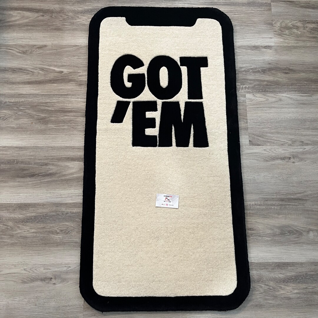 Got 'em / Hypebeast / Tufted Rug / Handmade in Pure Wool / Sneaker Head ...