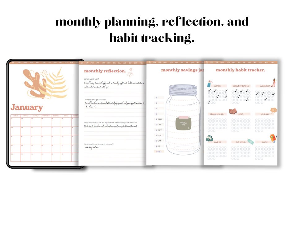 2023 Digital Planner WILD ONE Planner Daily, Weekly & Monthly Planner ...