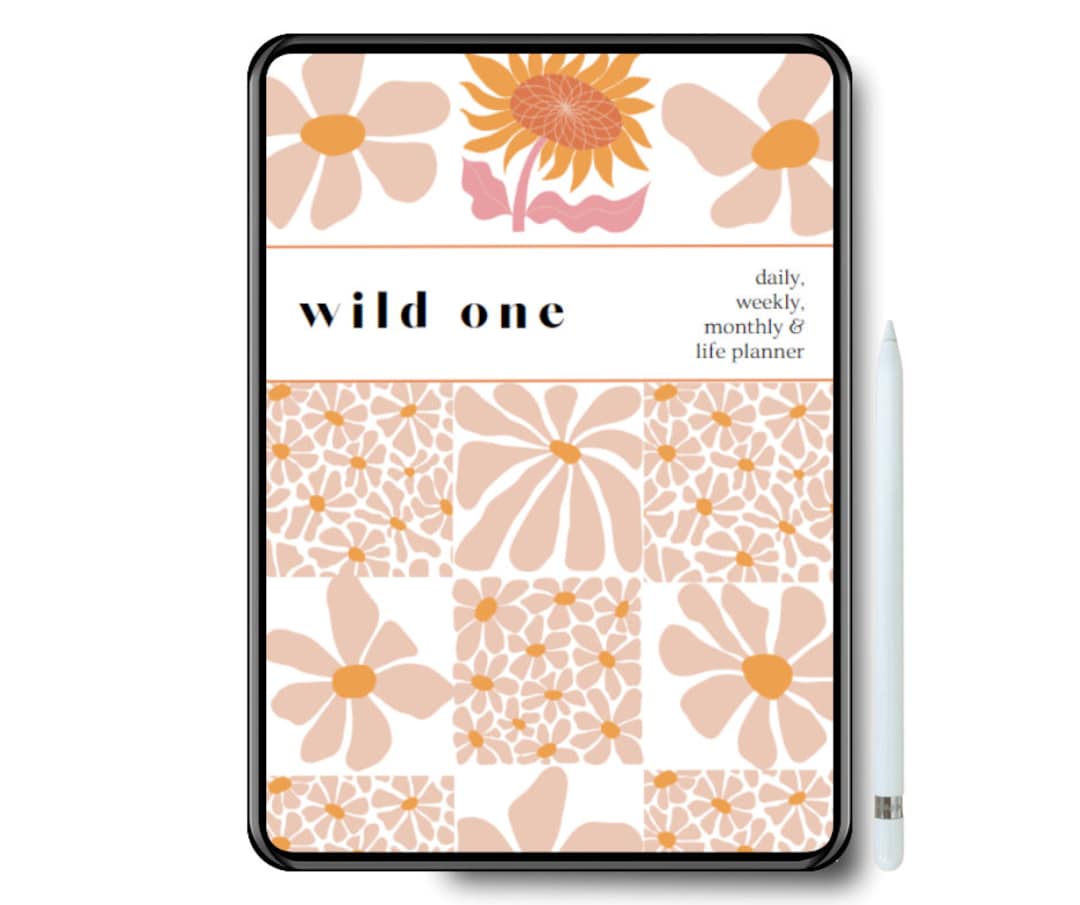 2023 Digital Planner WILD ONE Planner Daily, Weekly & Monthly Planner ...