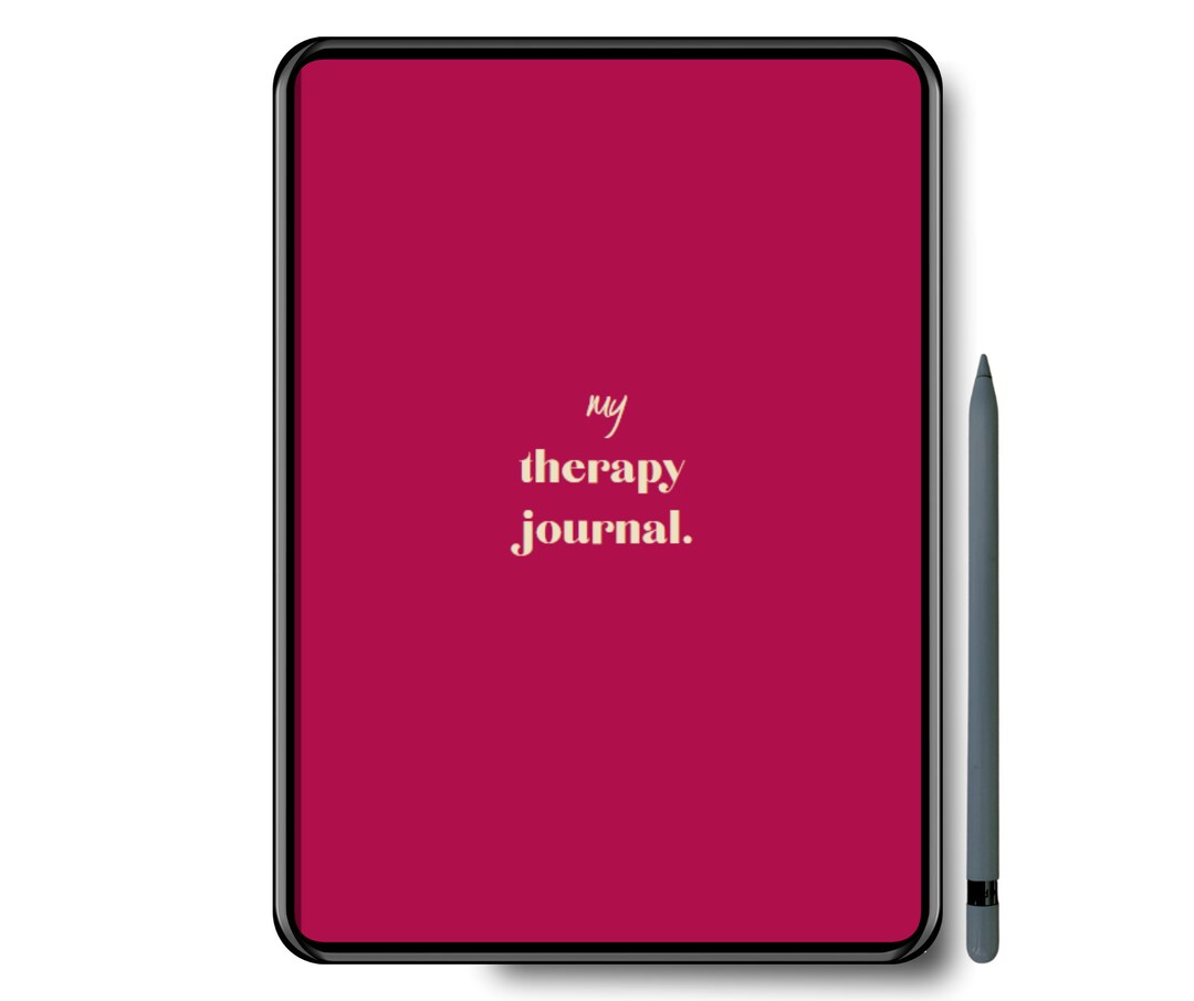 My Therapy Journal | GUIDED Therapy Journal | Self-help Journal | Self ...