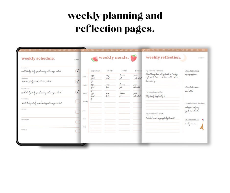 2023 Digital Planner WILD ONE Planner Daily, Weekly & Monthly Planner ...
