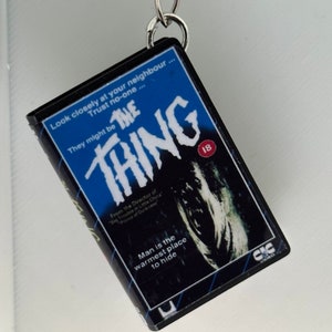 Horror Edition Mini VHS Keyrings - Nostalgic Minature Films Keychain ...