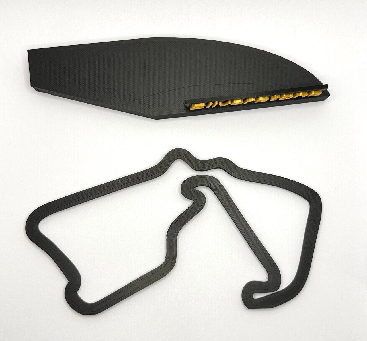 F1 Silverstone Mini 3D Track Outline With Free Custom Stand - 15x15x4 ...
