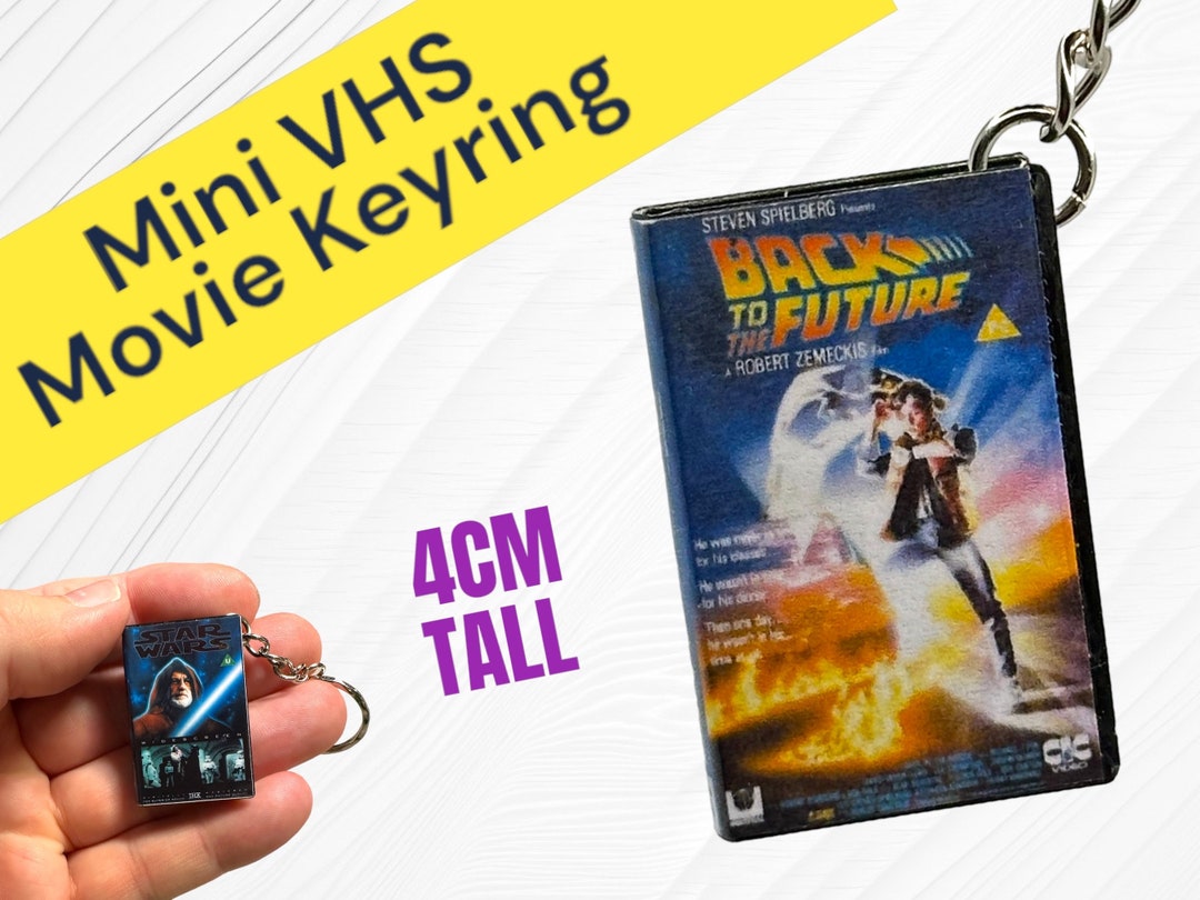 Back to the Future VHS Video Box Keyring - Micro Mini! - Etsy UK