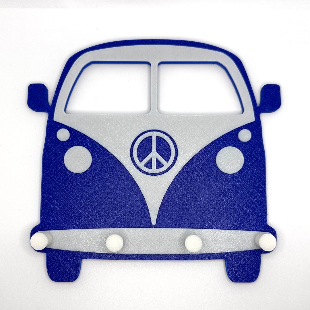Vintage VW Camper Van Peace Sign Key Holder Camping / - Etsy