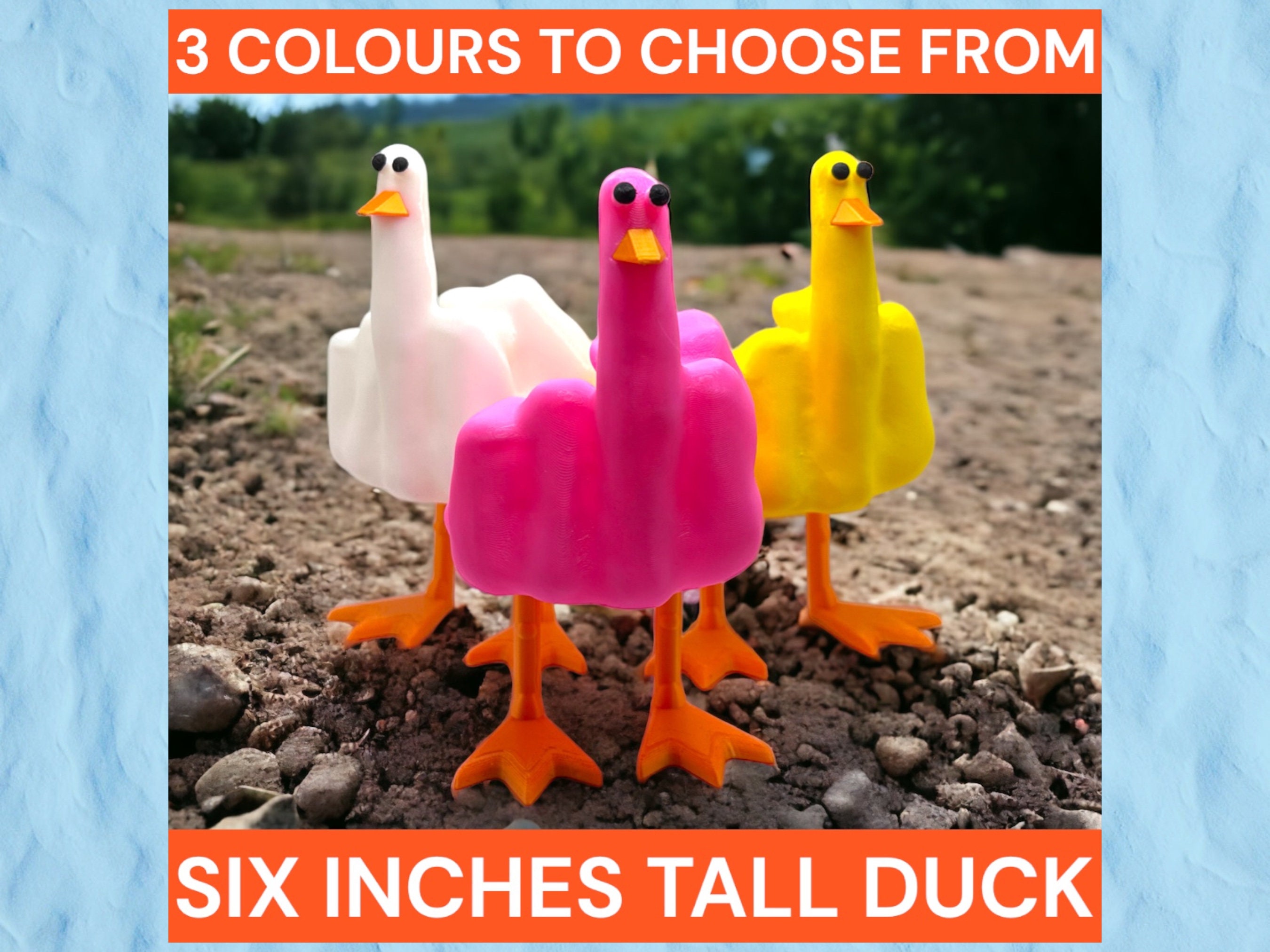 The Duck You Rude Swearing Duck Ornament for the Home - Etsy UK