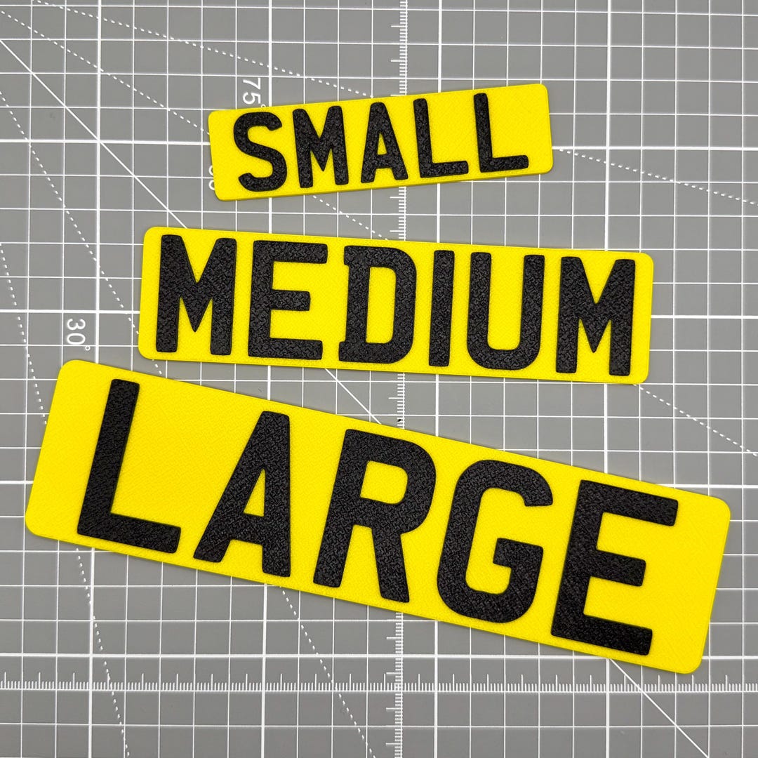 Mini Number Plate Personalised Signs – UK Style Novelty Gift Custom ...