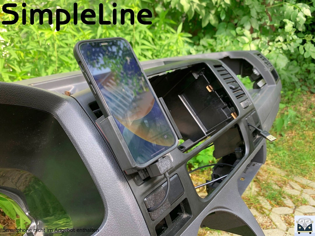 Mobile Phone Holder for VW T5.2 Transporter Caravelle Multivan narrow ...
