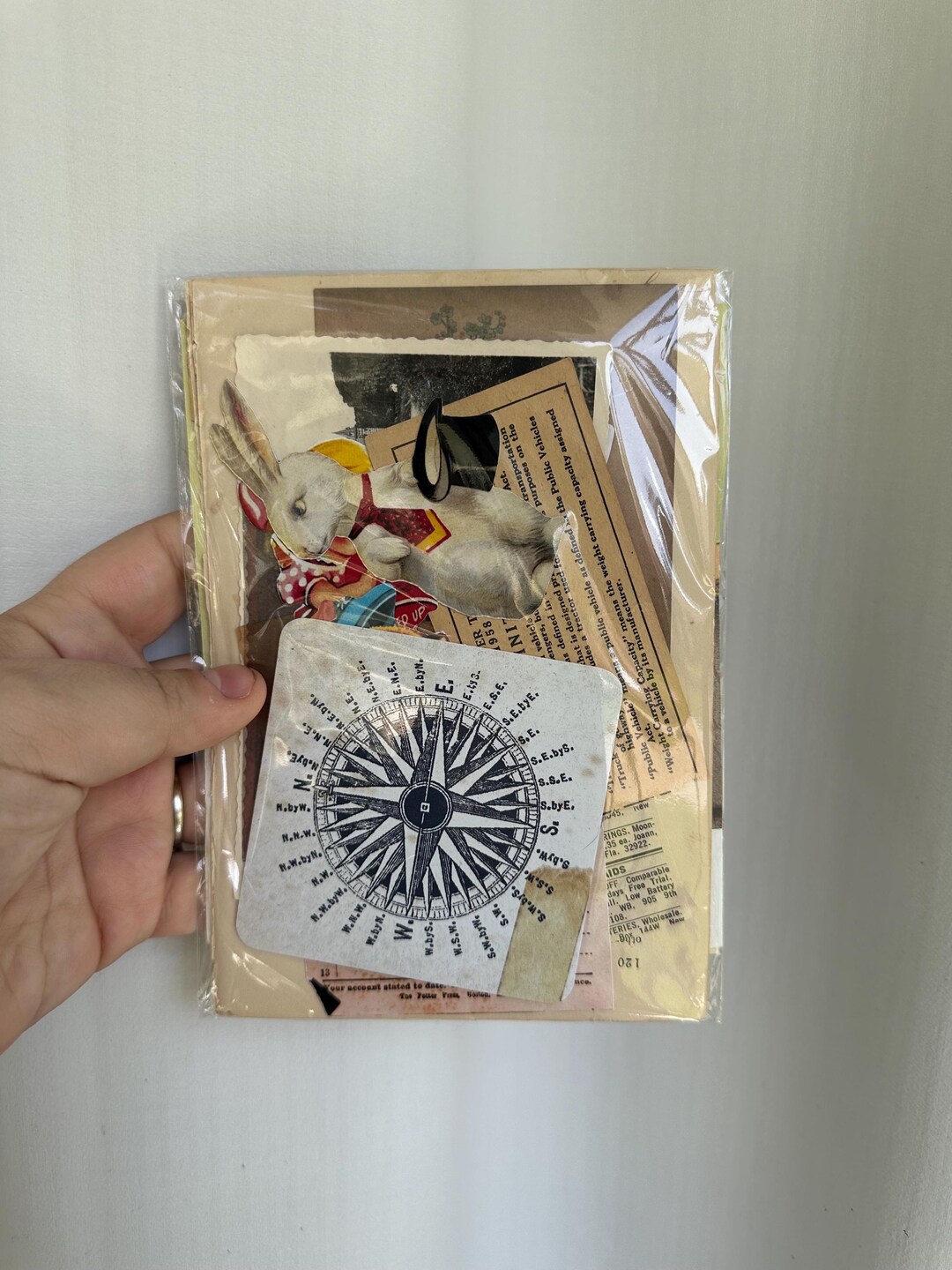 Vintage Junk Journal Kit, Journaling Pack, Scrapbook Ephemera and ...