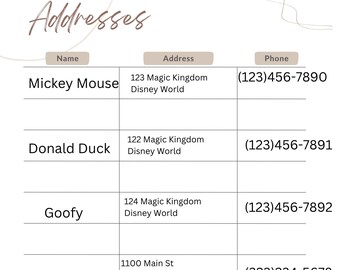 Hydrangeas Large Address Book - Etsy