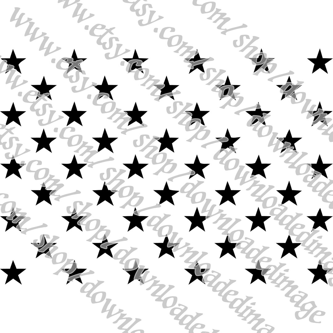 50 Stars SVG, American Flag Stars PNG, Flag Stars AI, Cricut Image - Etsy