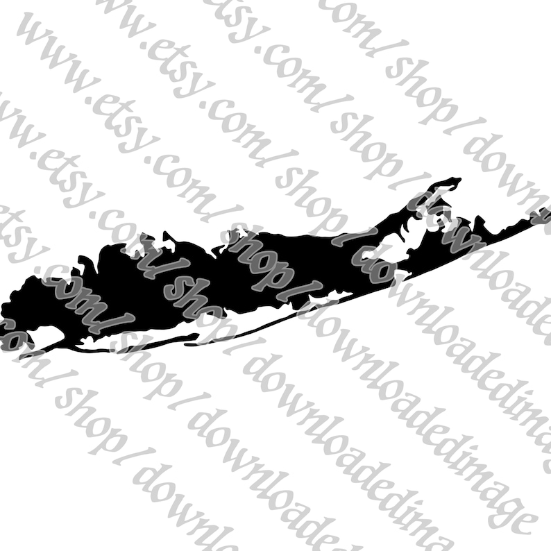 Long Island Svg, Ai, Png, Jpf - Etsy