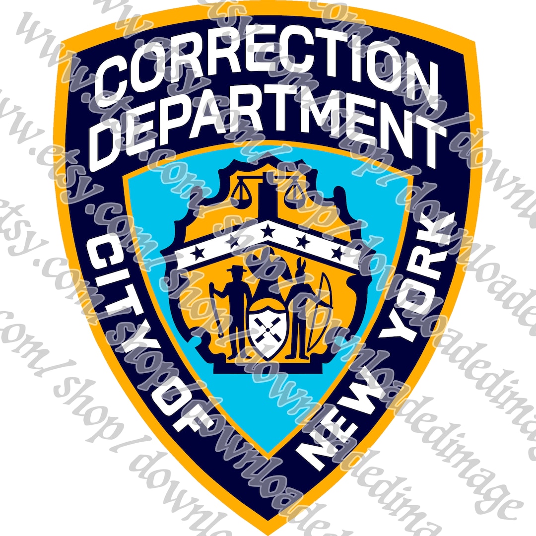 New York City Corrections Patch Png, Jpf, NYC Correction Department - Etsy