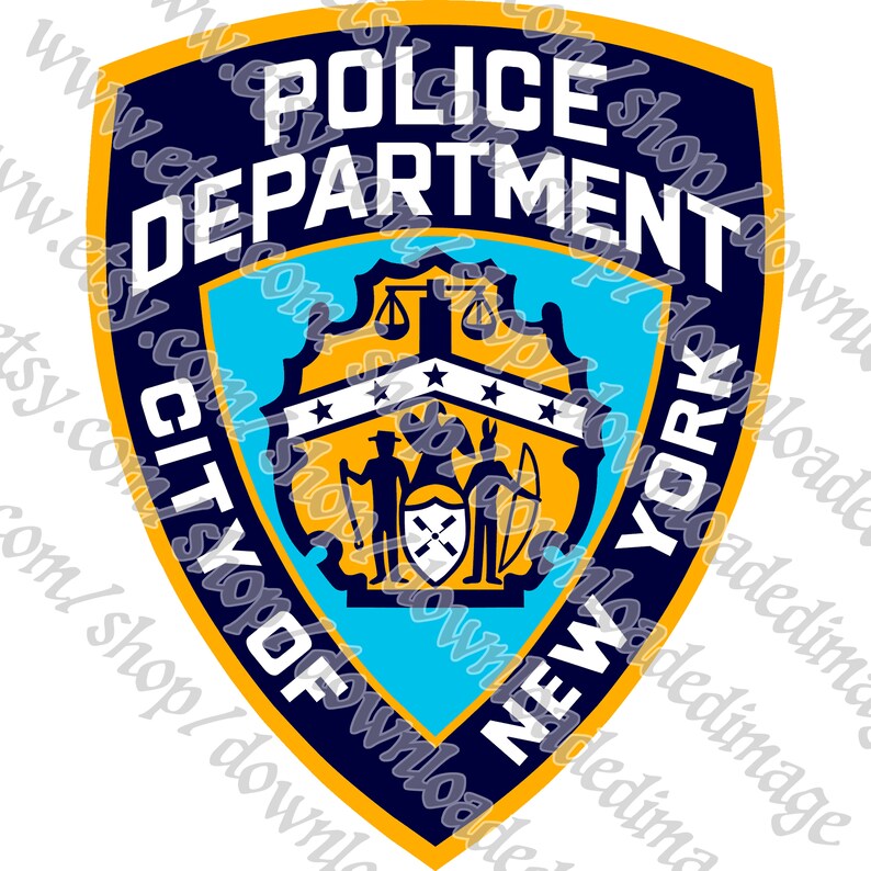 NYPD Patch PNG JPF New York City Police Department - Etsy