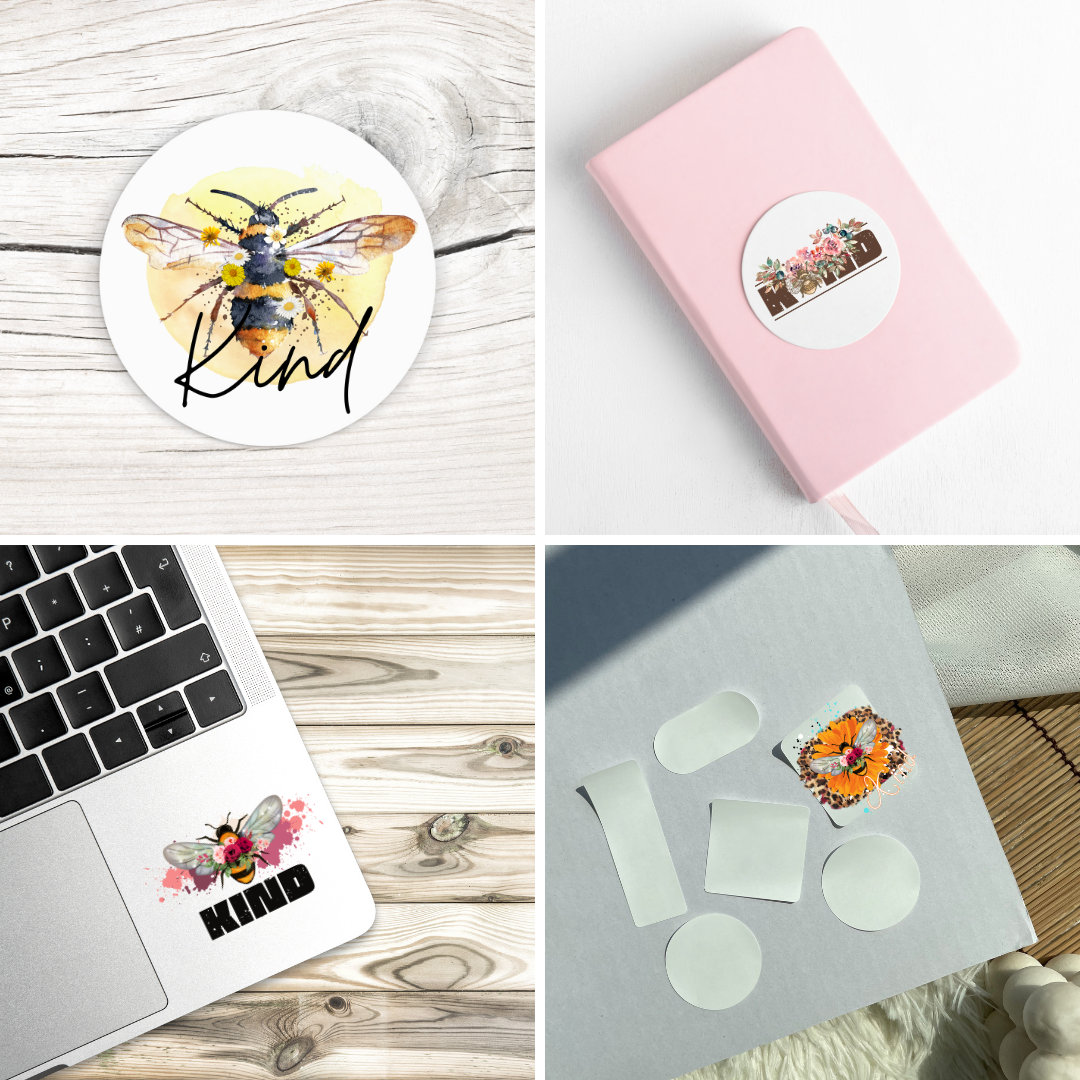 Bee Kind SVG PNG Clipart Bundle Files for Cricut Teacher Qoute School ...