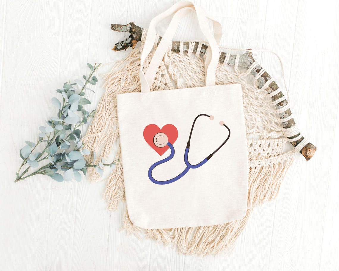 Stethoscope Watercolor SVG PNG Clipart Outline Bundle Files Silhouette ...