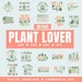 Plant Lover Retro Sign SVG PNG Clipart Bundle (digital Download) - Etsy