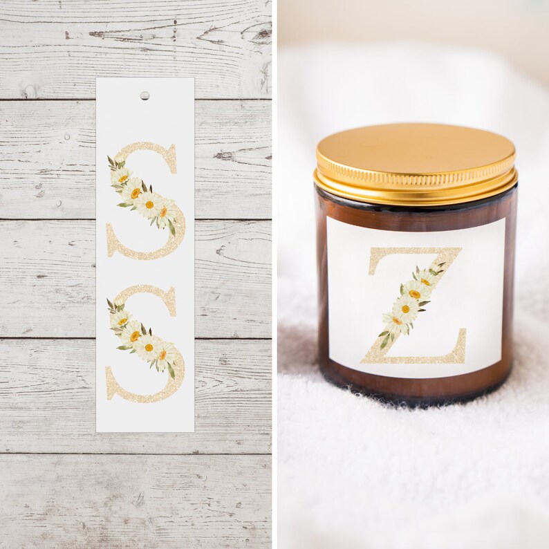 Daisy Alphabet SVG PNG Clipart Bundle Files for Cricut Letters Mega ...