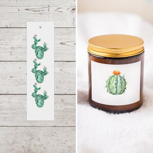 Cactus SVG PNG Clipart Bundle Watercolor Files for Cricut Mega Pack ...