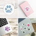 Paw Print Watercolor SVG PNG Clipart Bundle Files for Cricut Dog Mega ...
