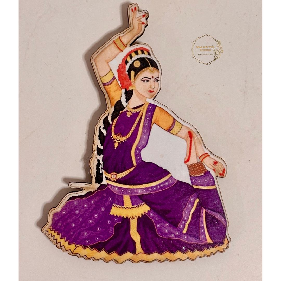 Indian Fridge Magnets | Desi Dance Form Fridge Magnets | Krishna Fridge ...