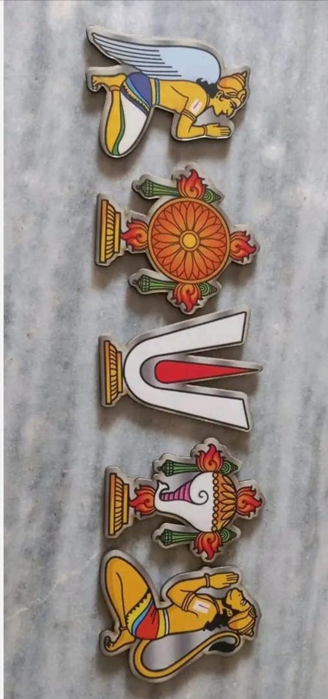 Shanku Chakra Namam Hangings, Cutouts and Standee | Om Kalisha and ...