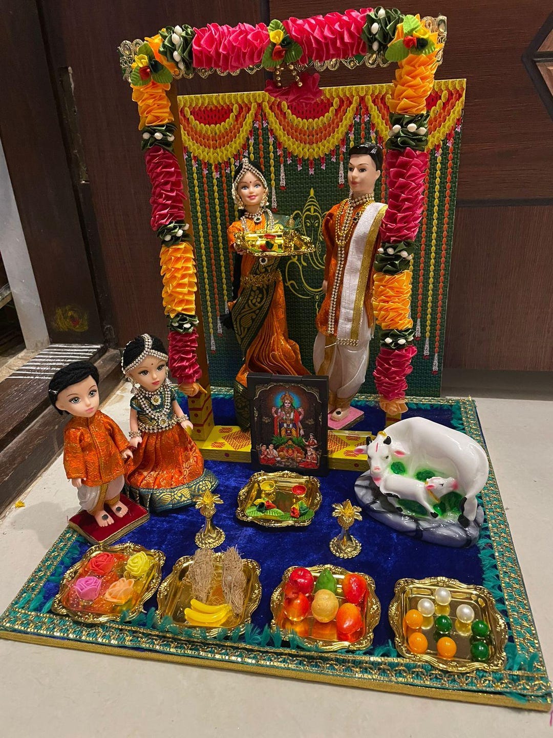Housewarming and Baby Shower Dolls | Gruhapravesham Doll Set ...