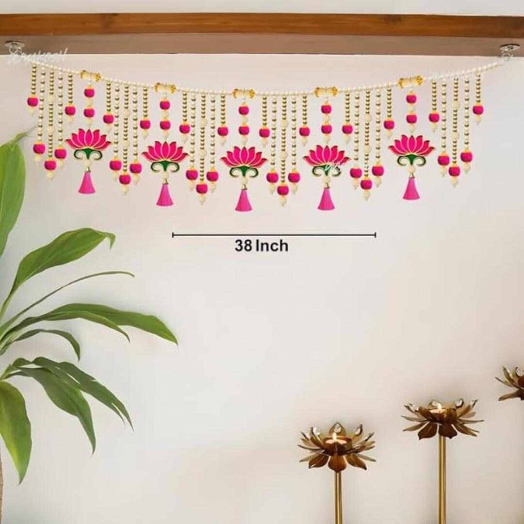 Torans for Entrance Door, Door Hangings for Home Decoration, Lotus ...