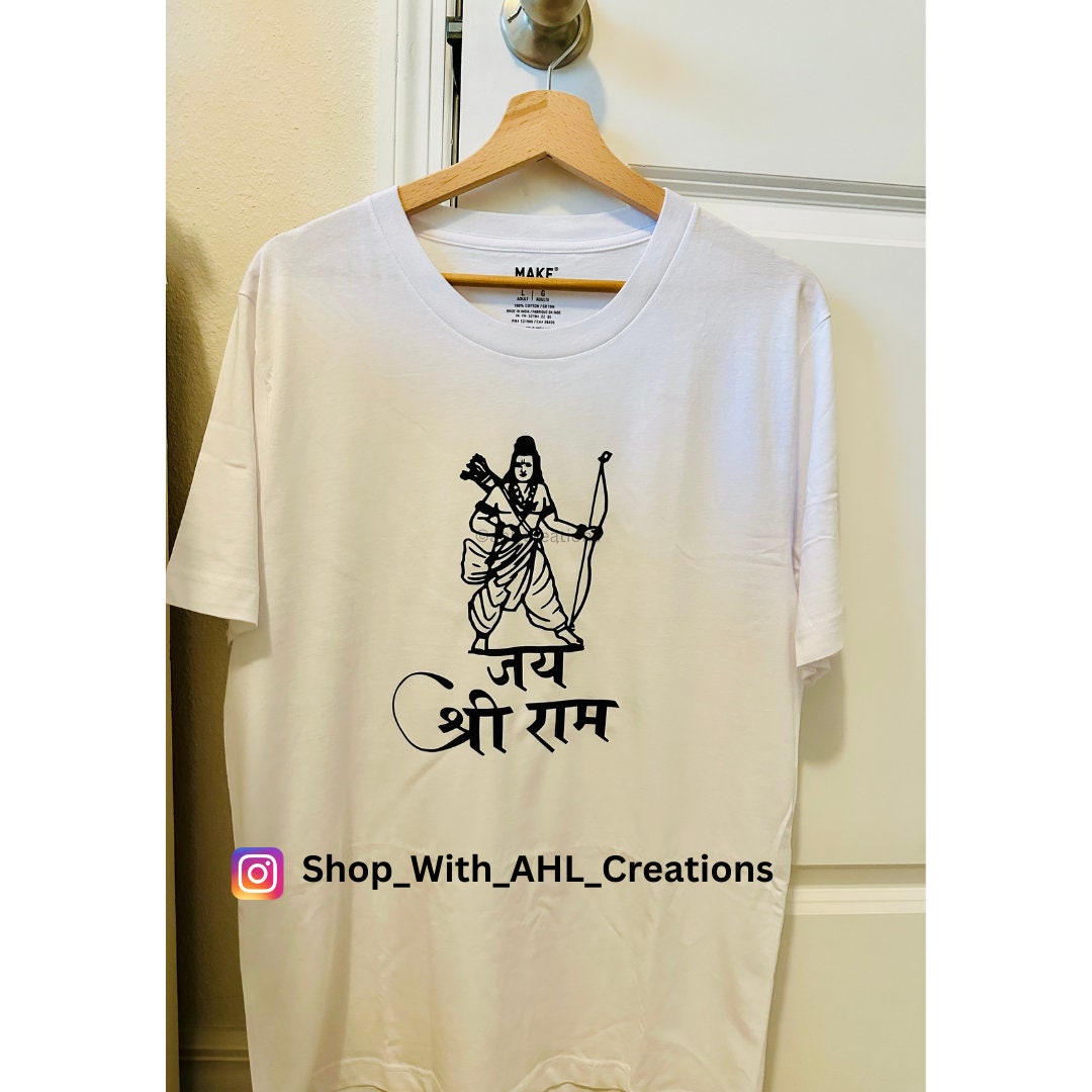 Lord Rama Shirts Jai Shri Ram Shirts With Customized Color and Your ...