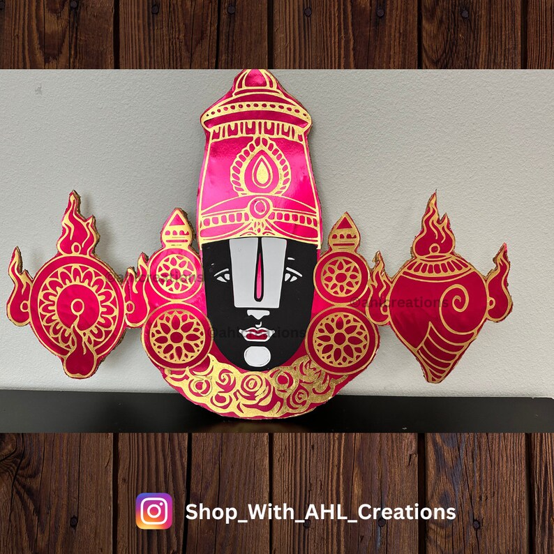 Venkateswara Swamy Cutouts Balaji Cutout for Satyanarayana Vratham or ...